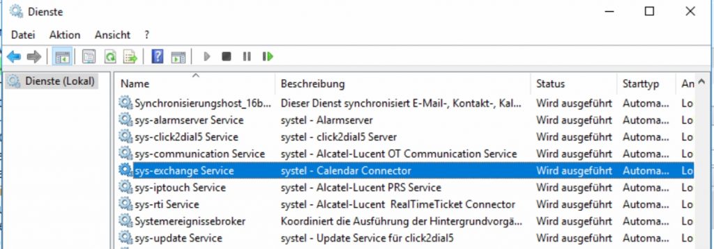 Exchange Server sys-Collection konfiguration – systel